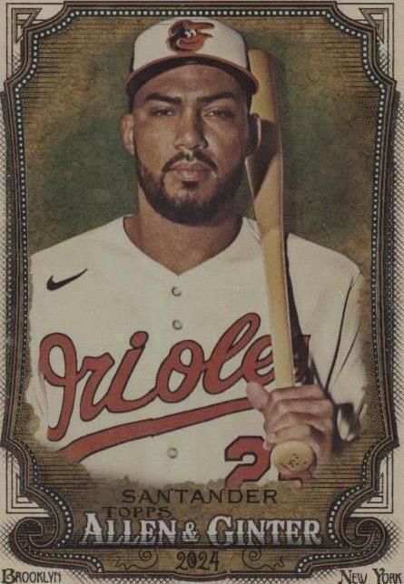 2024 Topps Allen & Ginter - Anthony Santander #110 Silver Portrait for ...