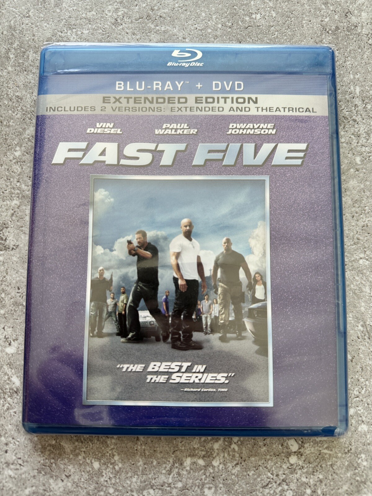 Fast Five (Blu-ray/DVD, 2011, 2-Disc Set, Rated/Unrated Includes ...