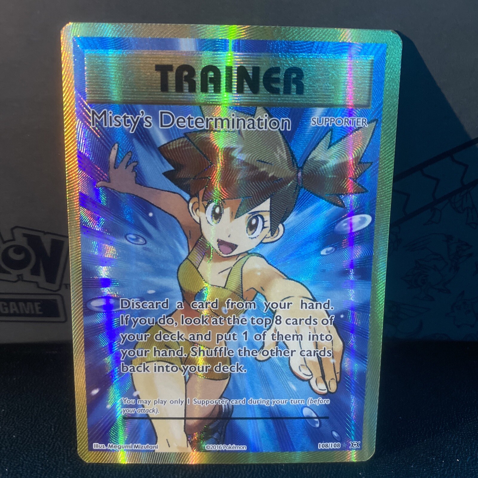 Pokémon TCG Misty's Determination 108/108 Evolutions Full Art Ultra ...