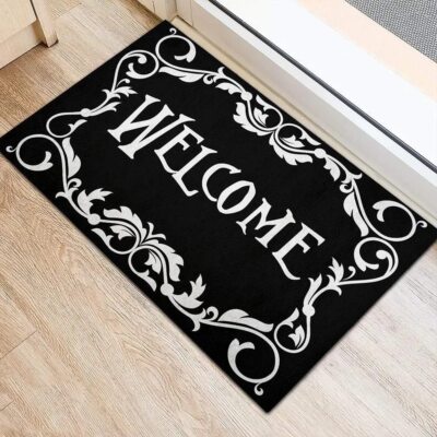 Gothic Welcome Doormat Home Decor Carept for Living Room Entrance ...
