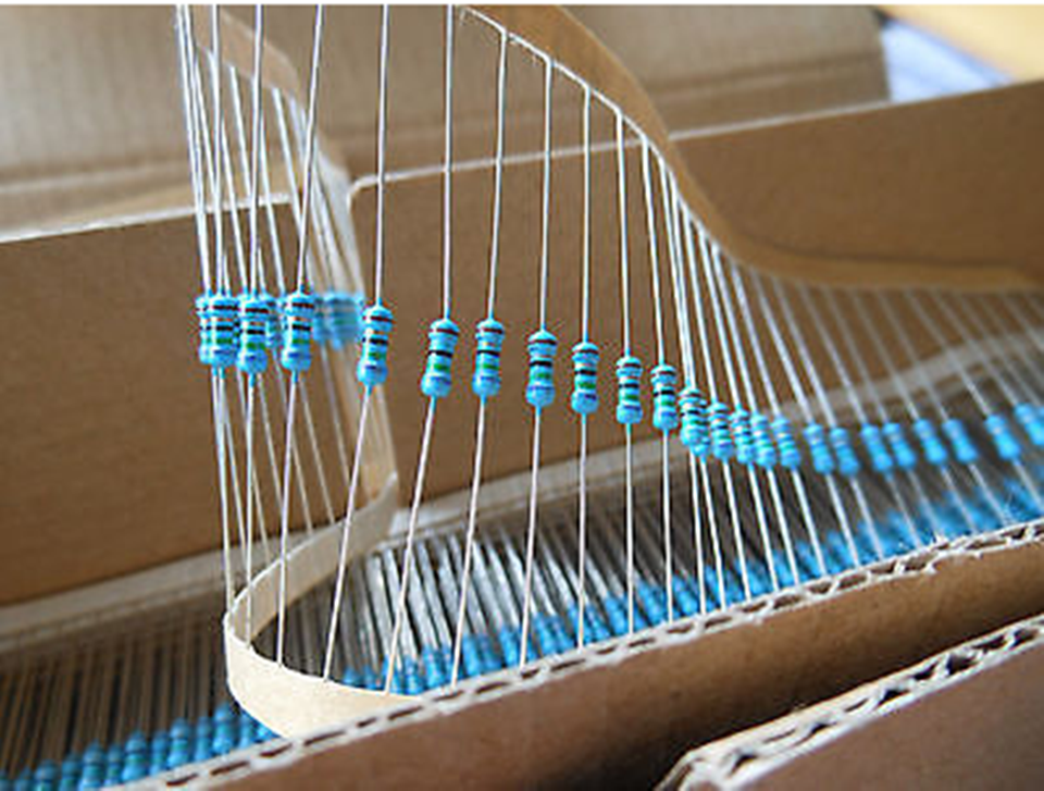 New 1000pcs 220 Ω Ohms 220R Metal Film Resistors 1/4W 0.25W 1% ...