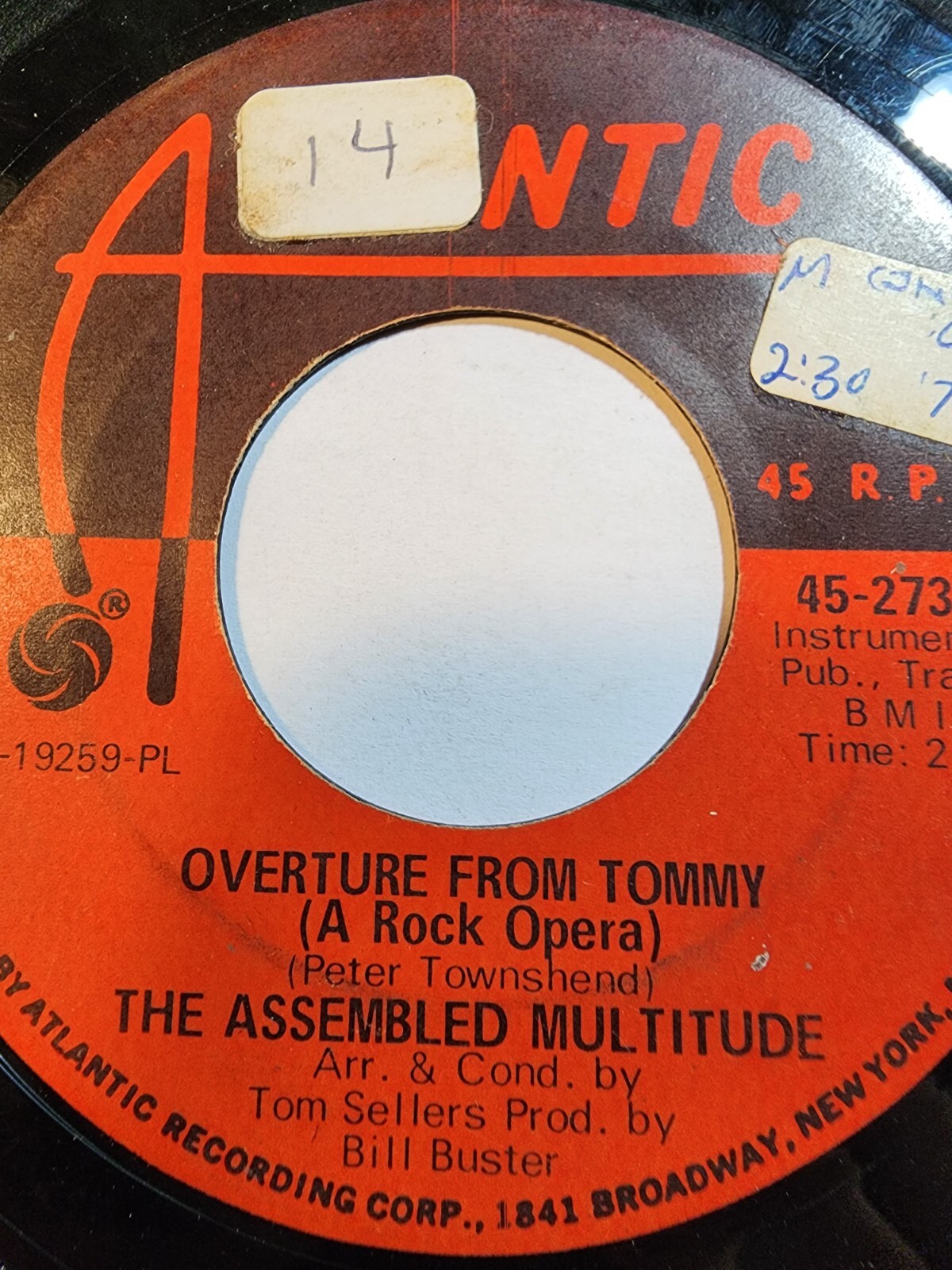Assembled Multitude: Overture from Tommy (A Rock Opera) / Mud ~Atlantic ...