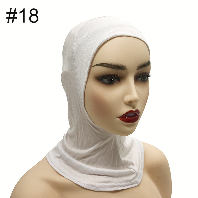Women's Under Scarf Hat Cap Bone Bonnet Ninja Hijab Islamic Neck Covers Muslim | eBay