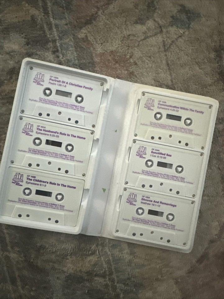 The Christian Family 6-cassette audio series Tony Evans Expository ...