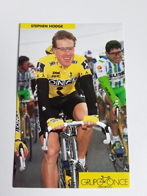 CYCLISME Carte cycliste STEPHEN HODGE Équipe ONCE 1993 . | eBay