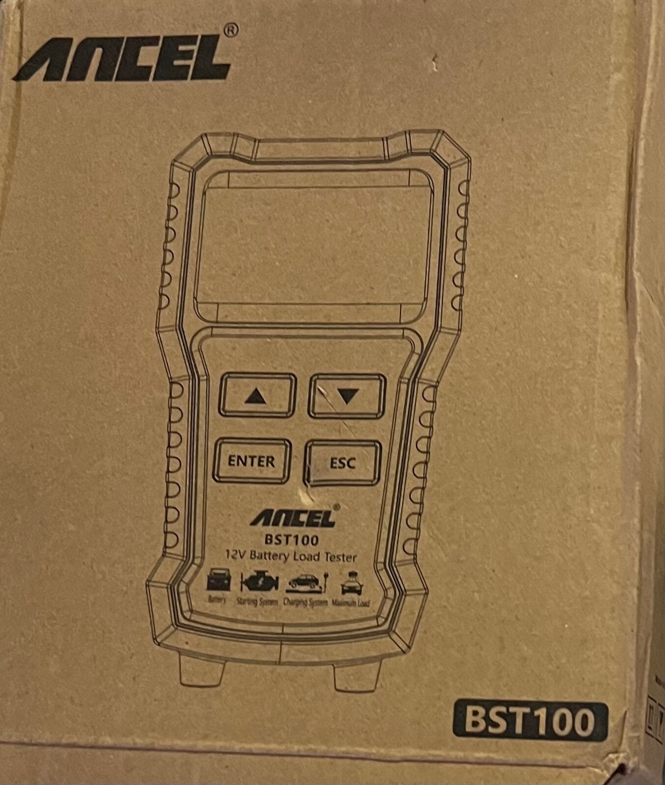 ANCEL BST100 12V Battery Load Tester Vehicle Battery Analyzer Tool ...