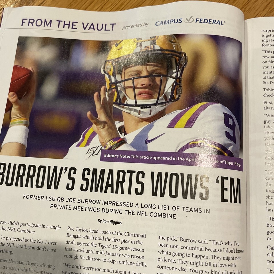 March 2024 TIGER RAG Magazine LSU Pro Issue Preview Baseball Football ...