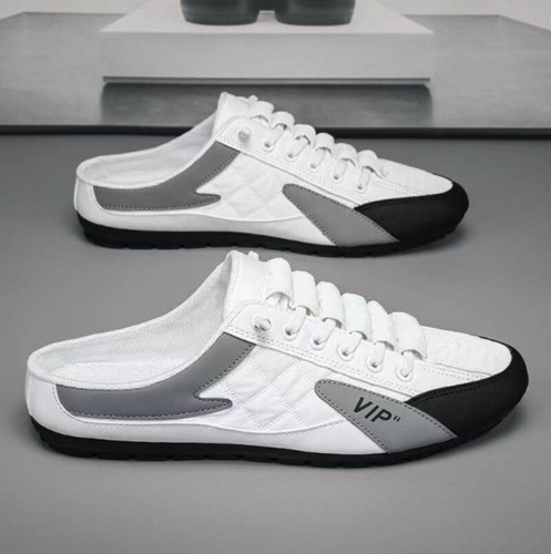 Backless Loafers Sneakers Men Mule Trainers Casual Sports Shoes Slip on ...
