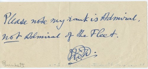 Admiral RICHARD PLUNKETT Autograph Note Signed - 1951 | eBay