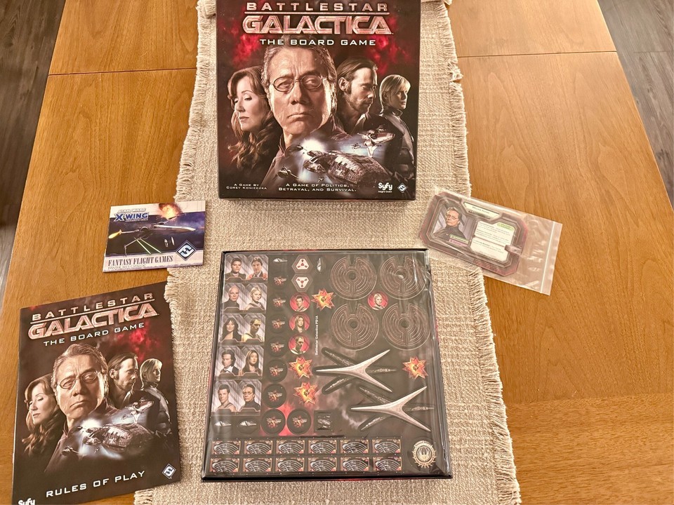 Battlestar Galactica: Board Game By Fantasy Flight (Out of Print) - New ...