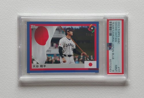 Shohei Ohtani 2023 Topps WBC Team Samurai Set /88 Blue Parallel PSA 9 ...