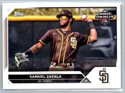 2023 TOPPS PRO DEBUT SAMUEL ZAVALA SAN DIEGO PADRES #PD-65 | eBay