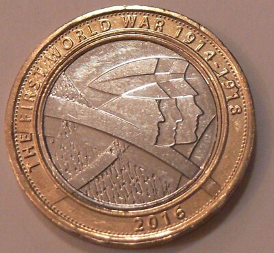 A £2 - The First World War 2 Pound Coin 2016 In Good Condition | eBay UK
