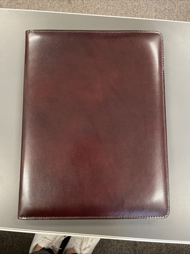 Legal Pad Cover Dark Brown 922/58 8 1/2x11 Old Leather BOSCA | eBay