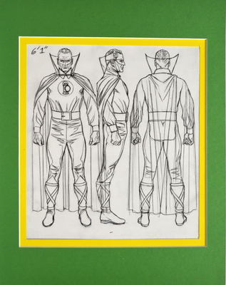 ALAN SCOTT / GOLDEN AGE GREEN LANTERN MODEL SHEET PRINT PRO MATTED Alex ...