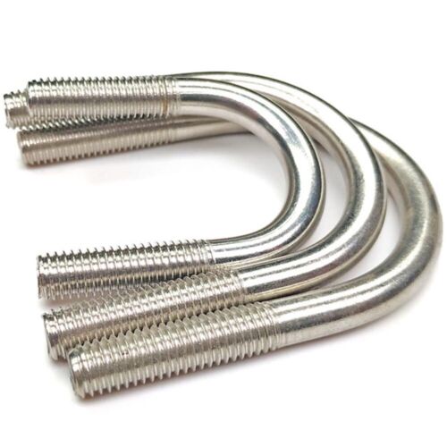 M12 Metric 304 Stainless Steel U Bolts Round Bend U-Bolt Screw U Type ...