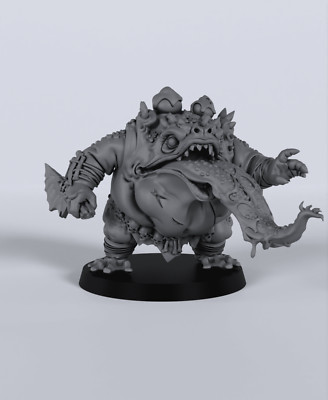 Toad Demon Titan Forge Miniature Dungeons and Dragons DnD Frog Monster ...