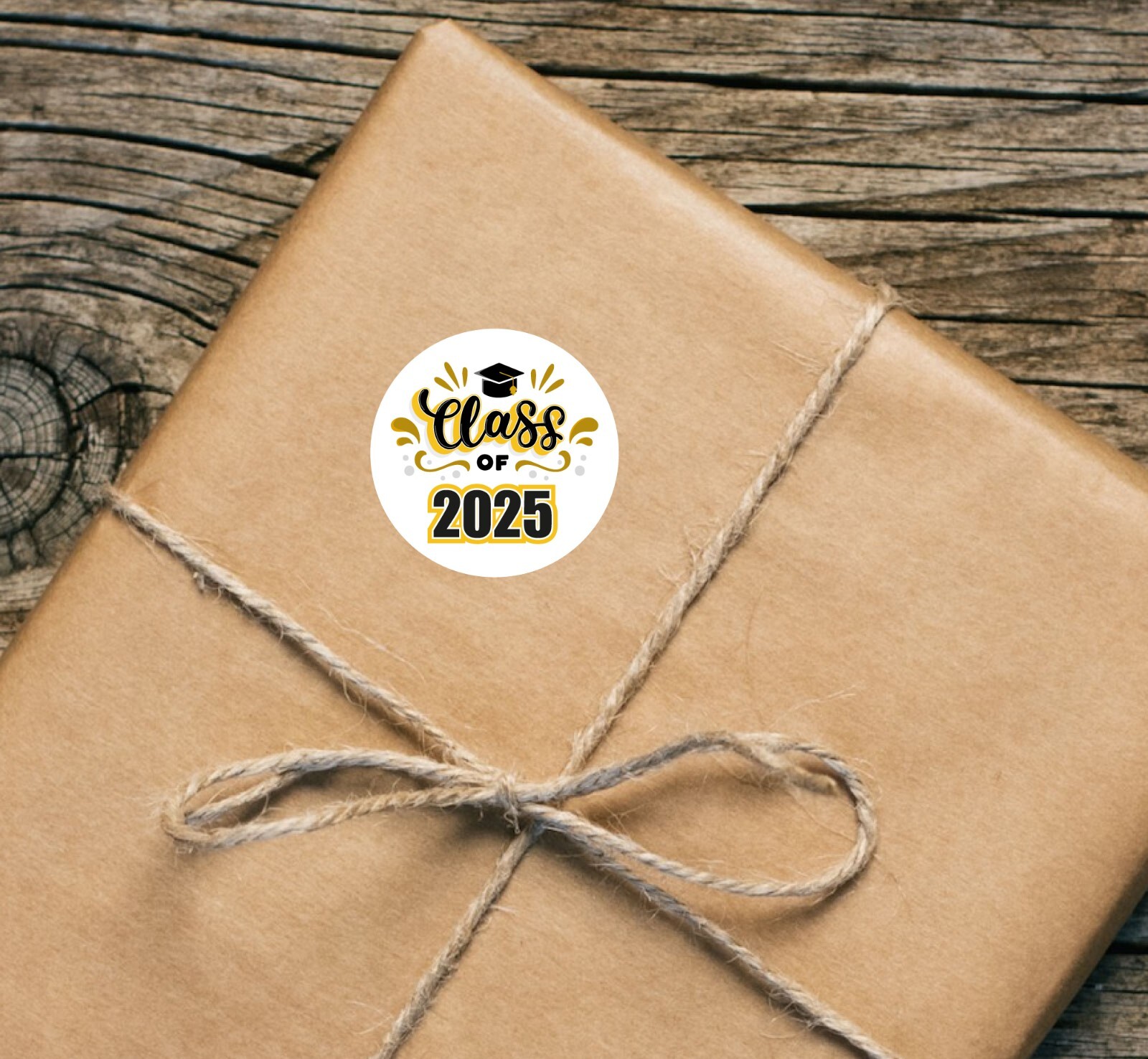 Set of 24 paper labels, Graduation stickers, Congratulations Class of ...