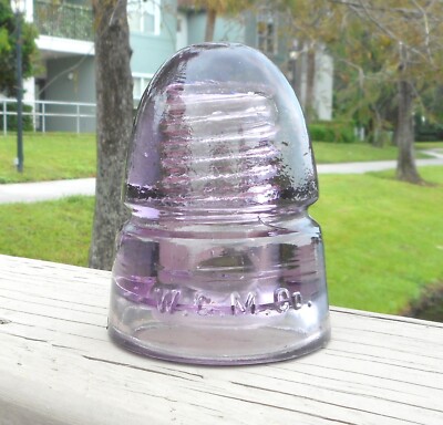 NICE PURPLE CD 145 W.G.M.CO BEEHIVE STYLE GLASS INSULATOR (G) | eBay