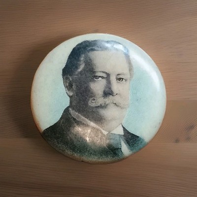 1908 WILLIAM Howard TAFT PRESIDENT campaign pinback button political 7/ ...
