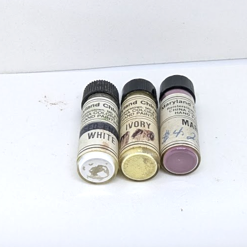 Maryland China Co. | China Paints | Vintage | 3 Vials | 3 Colors | eBay
