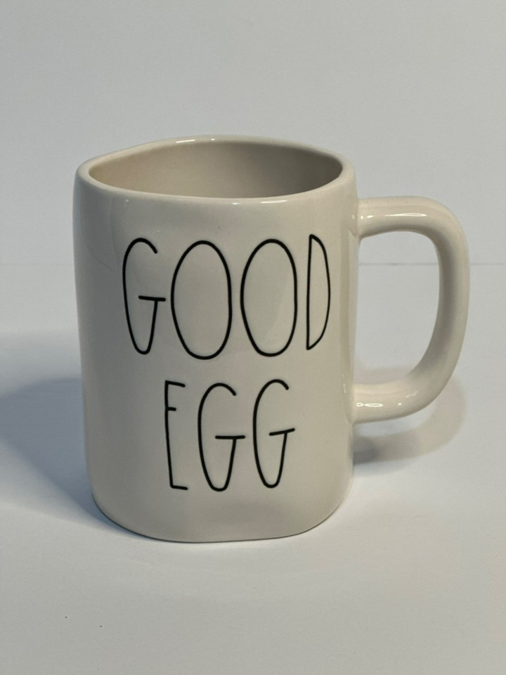 Rae Dunn GOOD EGG / BAD EGG Black Ceramic Mug | Easter Coffee Cup | eBay