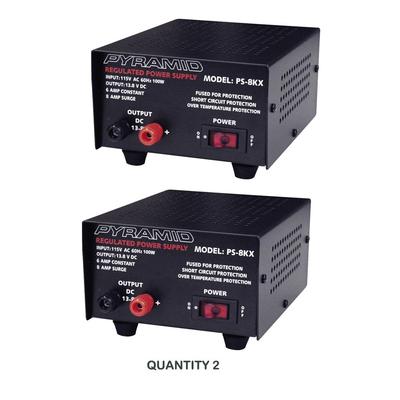 Pyramid PS8KX AC to DC 8Amp 12V Fully Regulated Low Ripple Power Supply ...