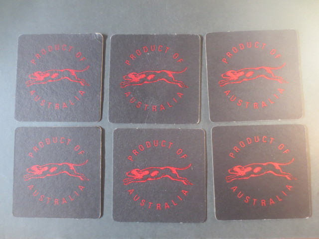6 x Matilda Bay DOGBOLTER Dark Ale 2000,s Issue BEER Coasters GOOD ...