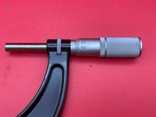 Starrett 436MXFL-100 Outside Micrometer, Carbide, Friction Thimble ...
