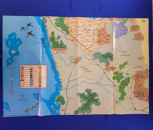 Forgotten Realms Campaign Setting Map - AD&D 1085xxx0703 | eBay