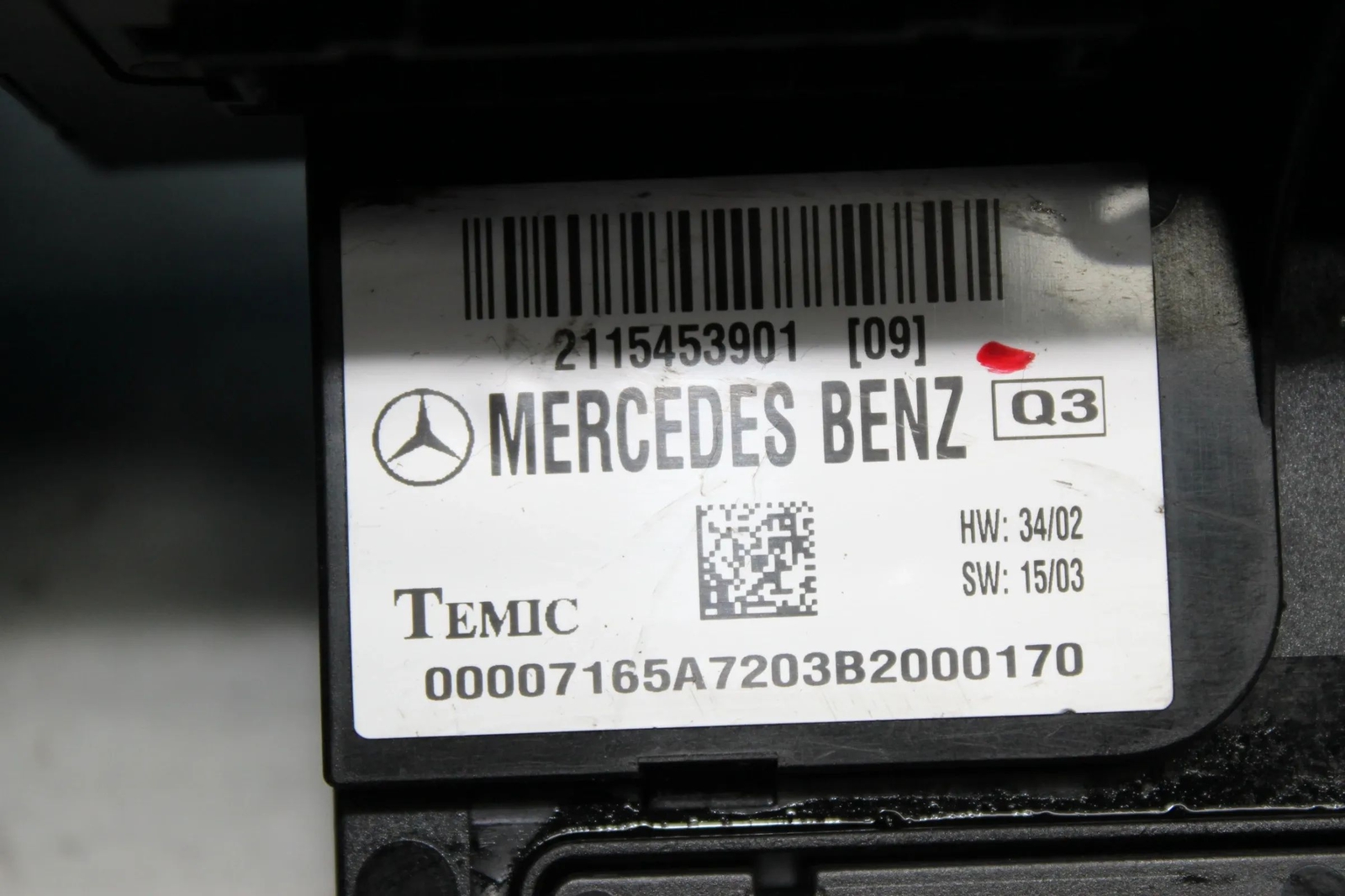 Mercedes Benz W211 Boîtier de contrôle SAM Module 2115453901 | eBay