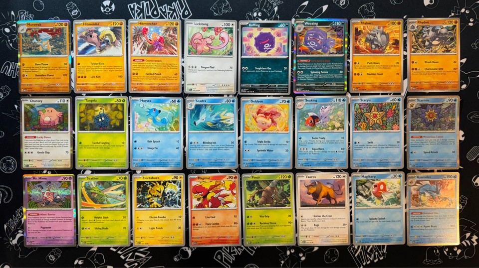 Pokemon S&V 151 Complete Common + Uncommon + Holo Rare Set (All 153 ...