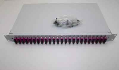 DIGITUS DN-96200 Fiber Splice Optic Sliding Splice Box, 1U 483mm (19 ...