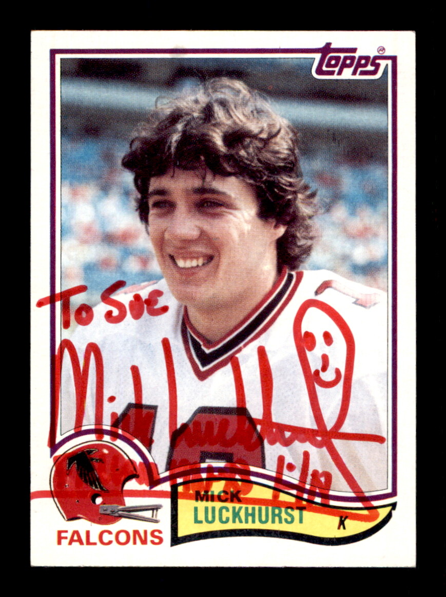 1982 Topps - Mick Luckhurst - On Card Autograph | eBay
