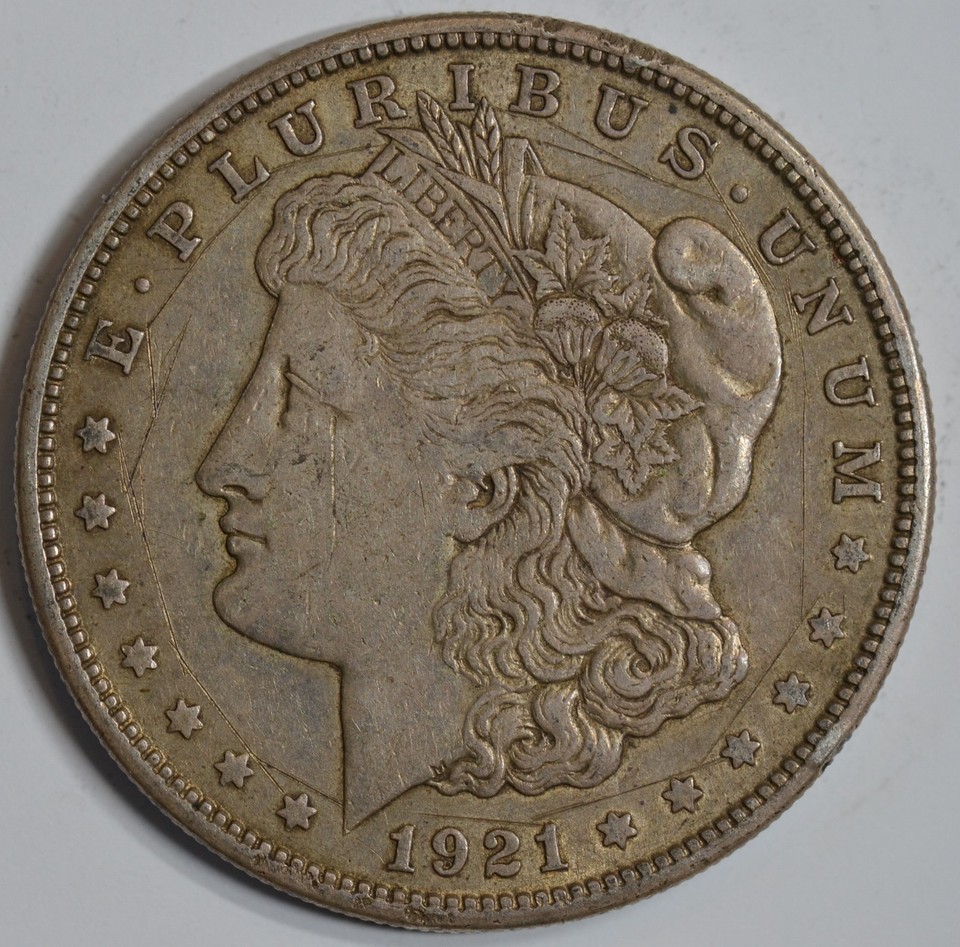 1921 S Morgan Dollar, Very Fine Details, Scratches, Silver Dollar, RRCA ...