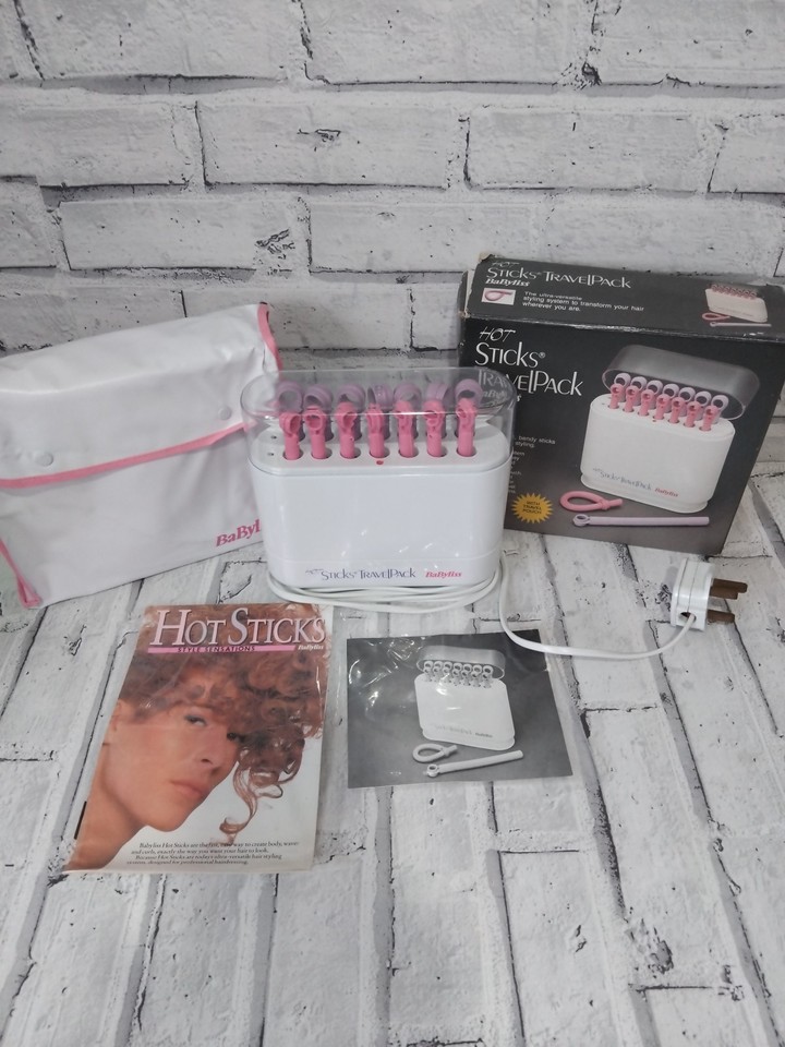 BaByliss Hot Sticks Heated Hair Bendy Rollers Curlers Flexible Stylers ...