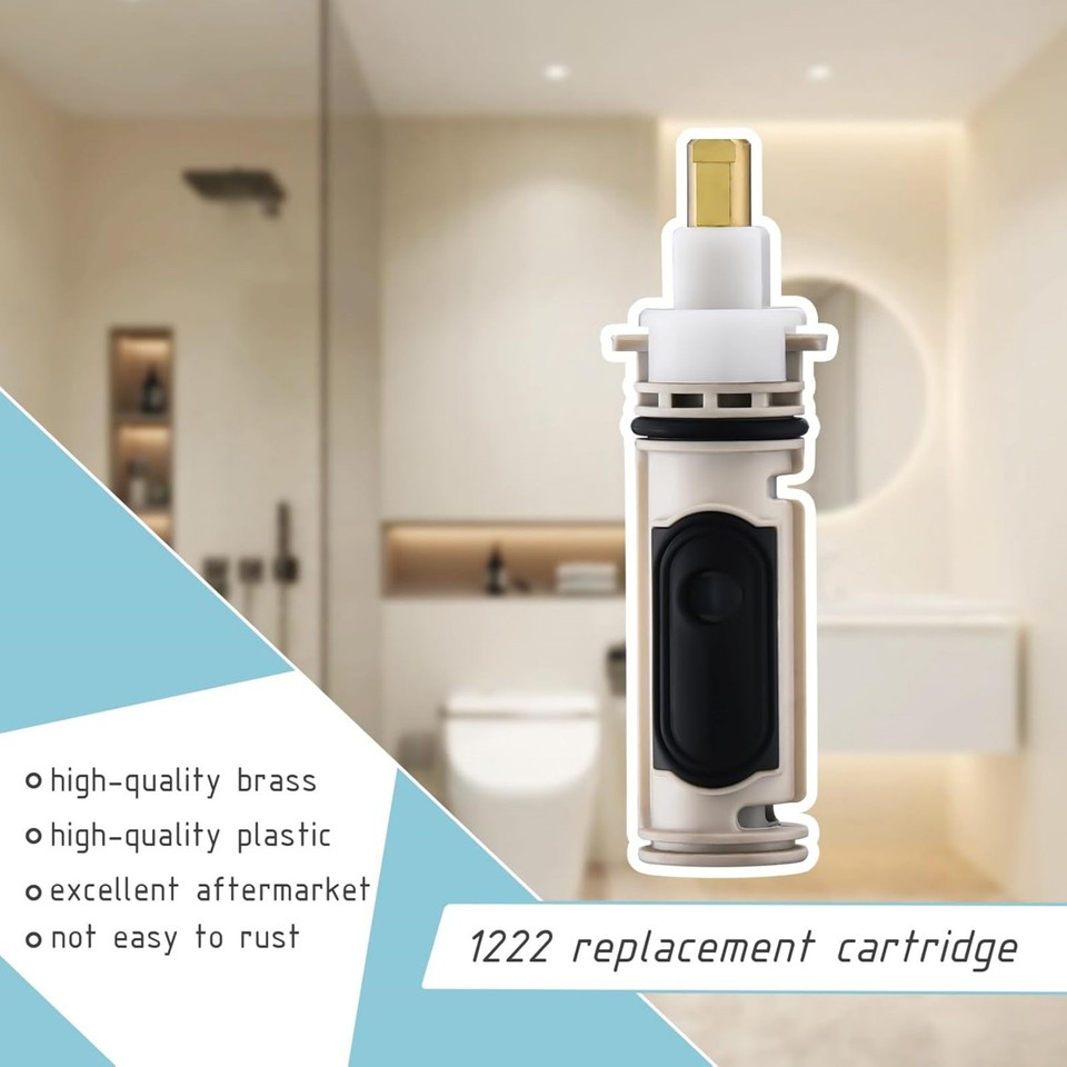 For Moen 1222 One-Handle Posi-Temp Faucet Cartridge Replacement Fit Tub ...