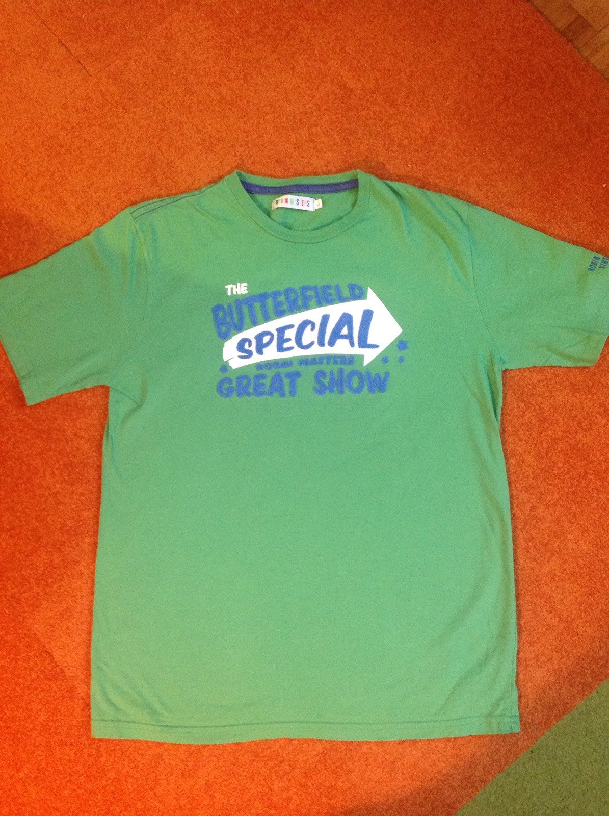 ROBIN MASTERS CO. - EMBROIDERED T SHIRT - "THE BUTTERFIELD SPECIAL ...