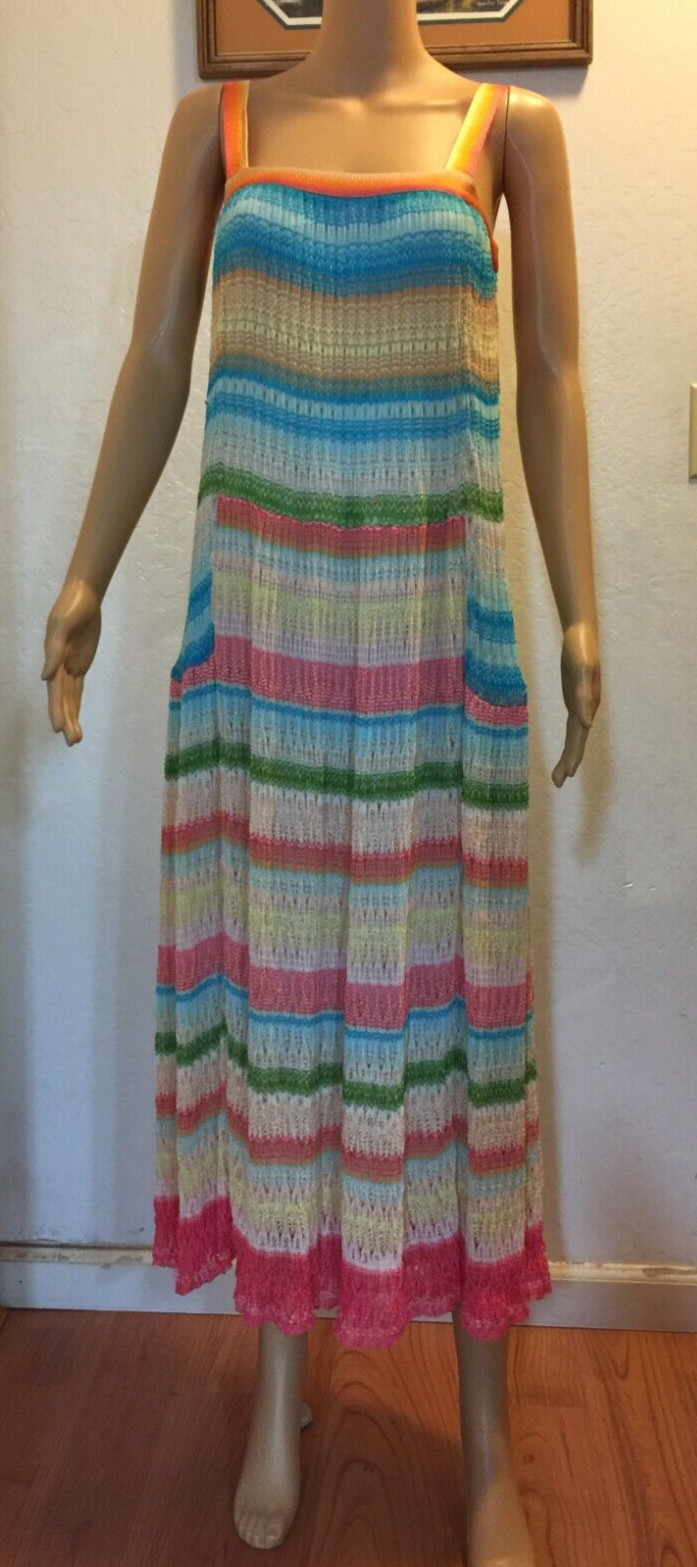 MISSONI SS2015 Ad Campaign Runway Crochet Knit Dress … - Gem