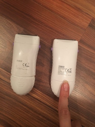 Tesco Wet & Dry Ladyshave LSWD14 Lady Female Body Battery Travel Shaver ...