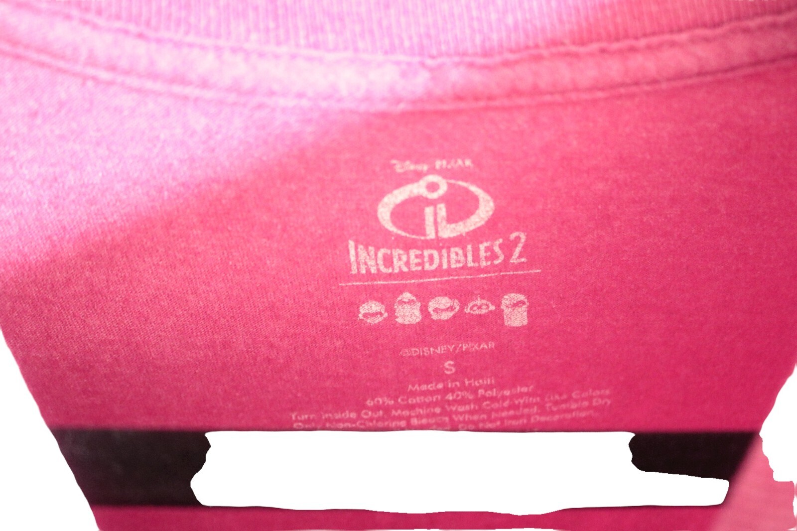 Disney Pixar Teen S Crimson Graphic logo The Incredib… - Gem