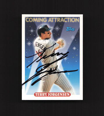 1993 Topps 805 Terry Jorgensen Auto | eBay