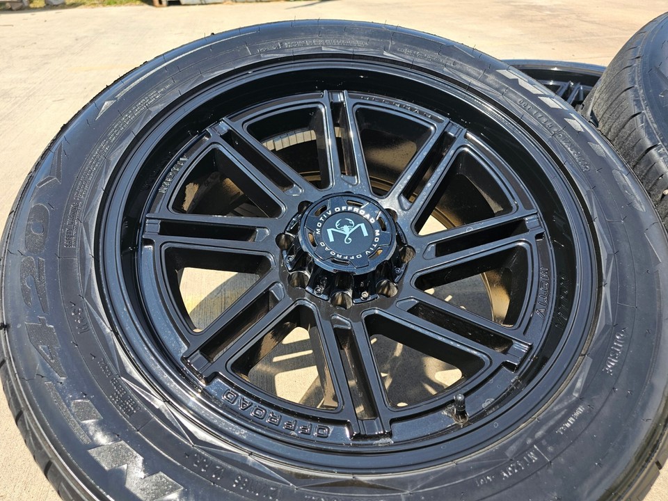 22x10 Motiv Off Road 425B Millenium Ford F-250 F-350 rims wheels tires ...