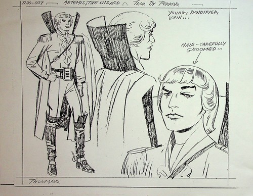 Thundarr the Barbarian 1980 Production ALEX TOTH Model Cel Copy Ruby ...