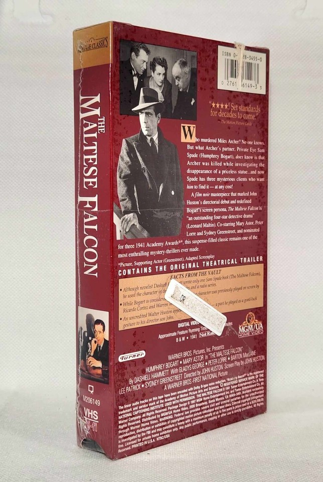 The Maltese Falcon (VHS, 2001) Factory Sealed 27616154231| eBay