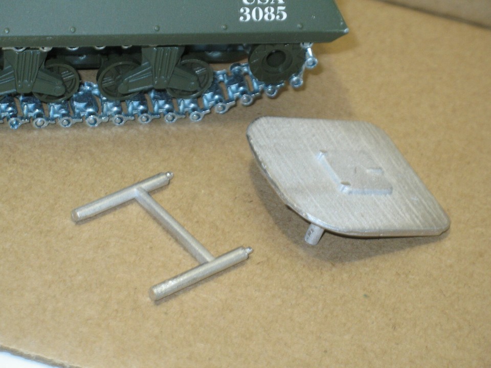 SOLIDO, Raw Metal Armored Roof For The M10 Military Destroyer (R84) | eBay