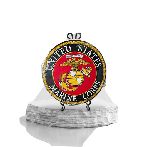USMC Aluminum Sign Embossed, Military Decor | eBay