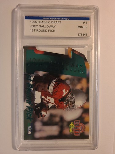 1995 Classic NFL Draft 1st Round Picks /4500 Joey Galloway #8 RC MINT 9 ...