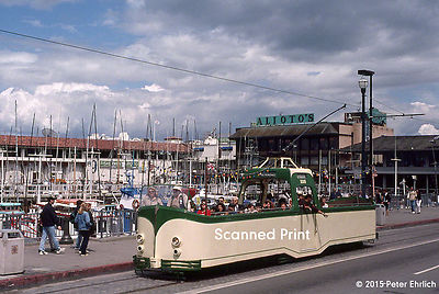 Original Photograph: Muni Blackpool Boat 228 at Fisherman's Wharf [1B ...