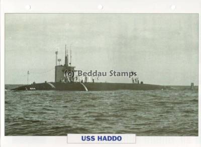 1962 USS HADDO SSN-604 Nuclear Submarine Ship / USA Warship Photograph ...
